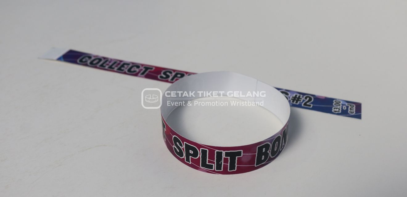 Jasa Pembuatan Wristband Konser Custom di Jakarta - Cetak Tiket Gelang