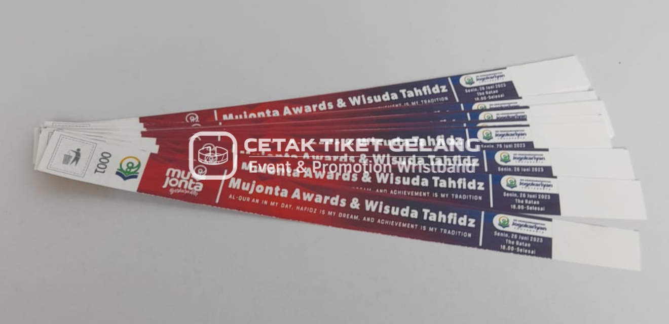 Custom Tiket Gelang untuk Event: Solusi Praktis dan Modern - Cetak ...